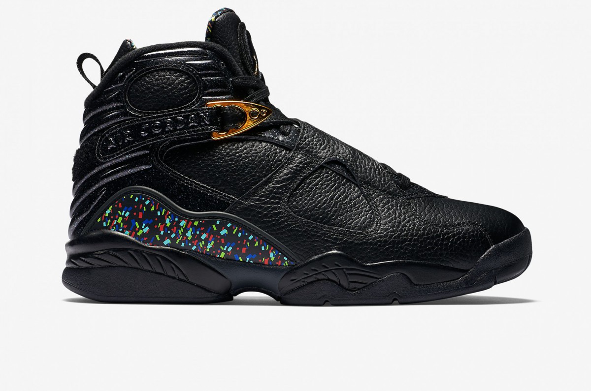 Nueva celebración con confeti, champán y las Air Jordan 8 Retro C&C ...