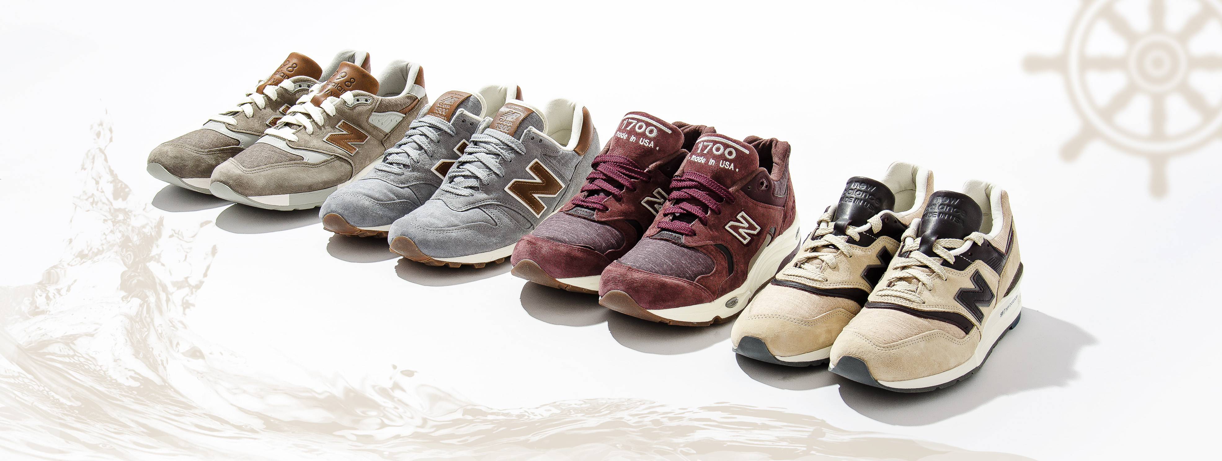 La temática marina inspira un pack de lujo: New Balance Made in USA ...
