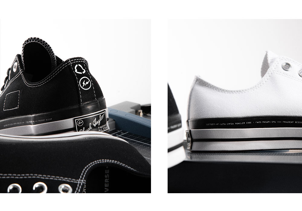 Lujo y sencillez en las nuevas Converse Chuck 70 Ox MONCLER x fragment ...